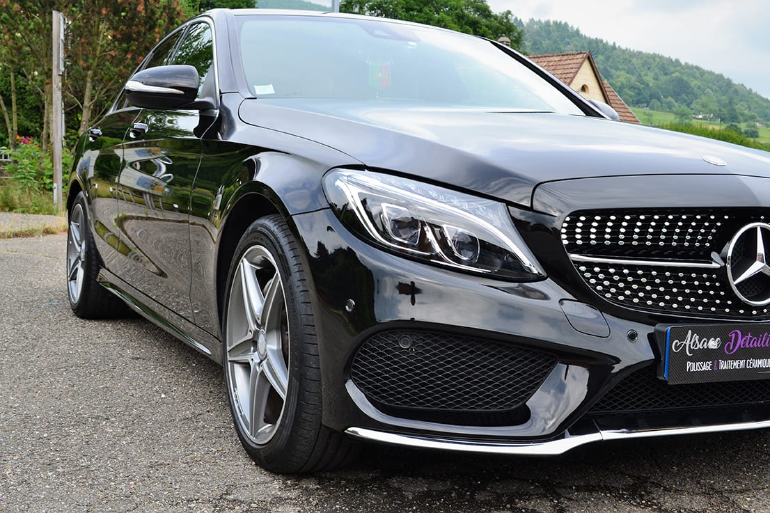 Detailing Mercedes C220 CDI pack AMG - Alsace Detailing